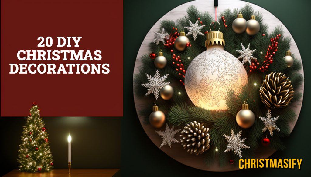 20 amazing DIY Christmas decorations - Christmasify.com